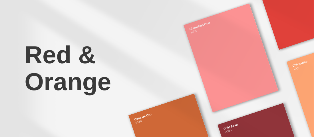 Red Color Family (Large Color Swatches) | Shop4Color