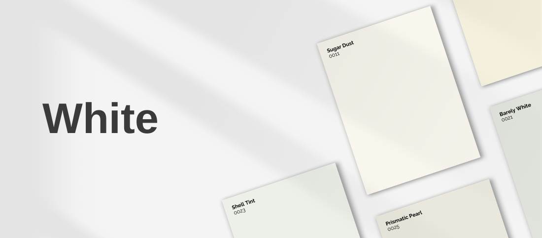 White Color Family (Large Color Swatches) | Shop4Color
